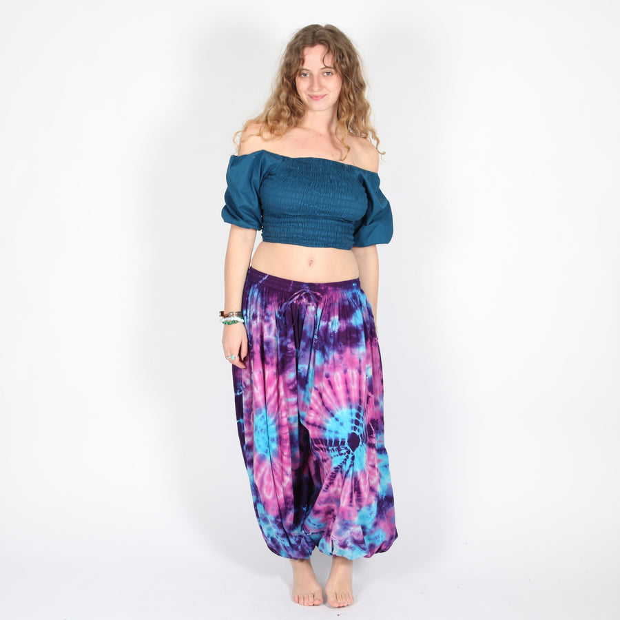 Vibrant Tie Dye Genie Pants – The Hippy Clothing Co.
