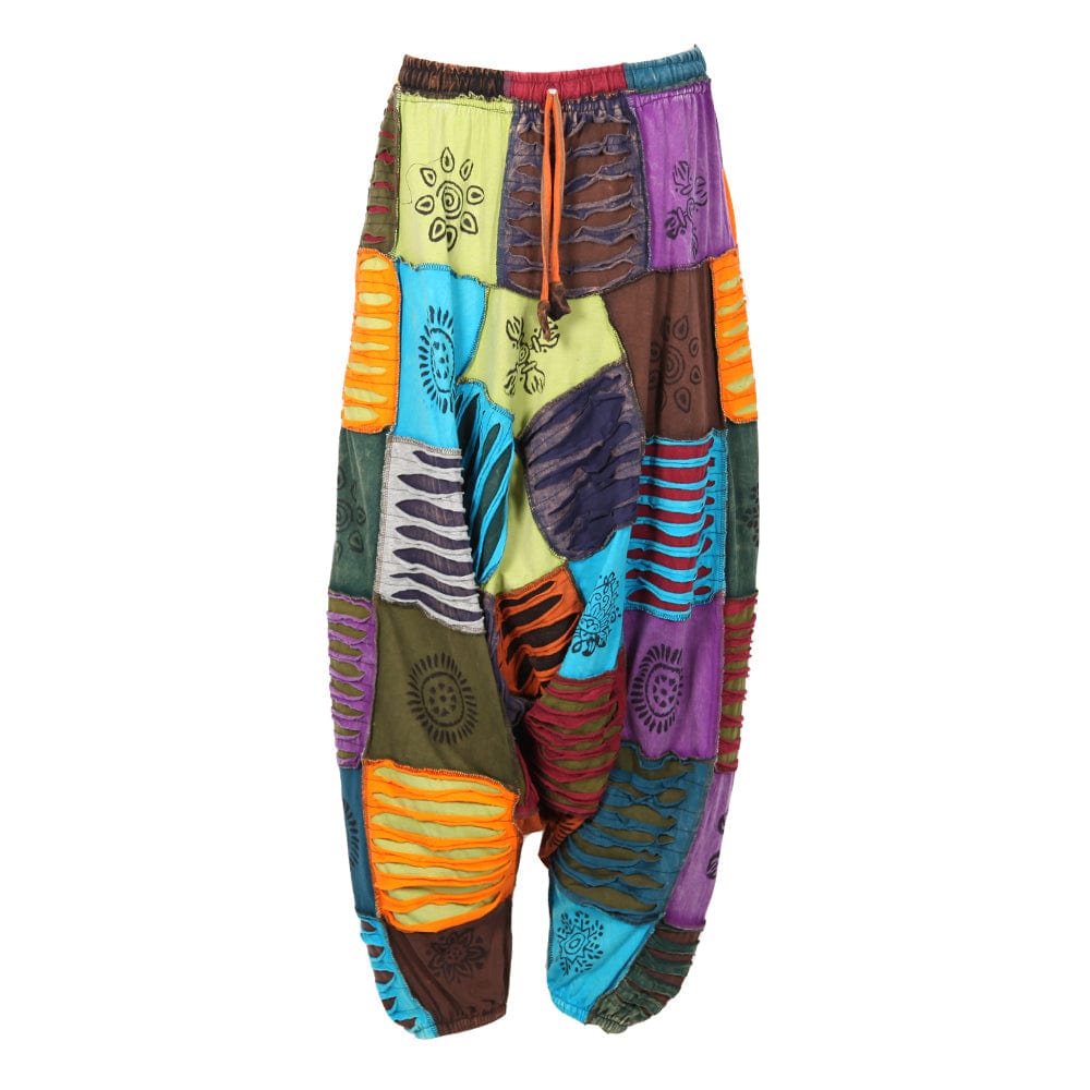 Men's Razor Cut Patchwork Harem Pants – The Hippy Clothing Co.