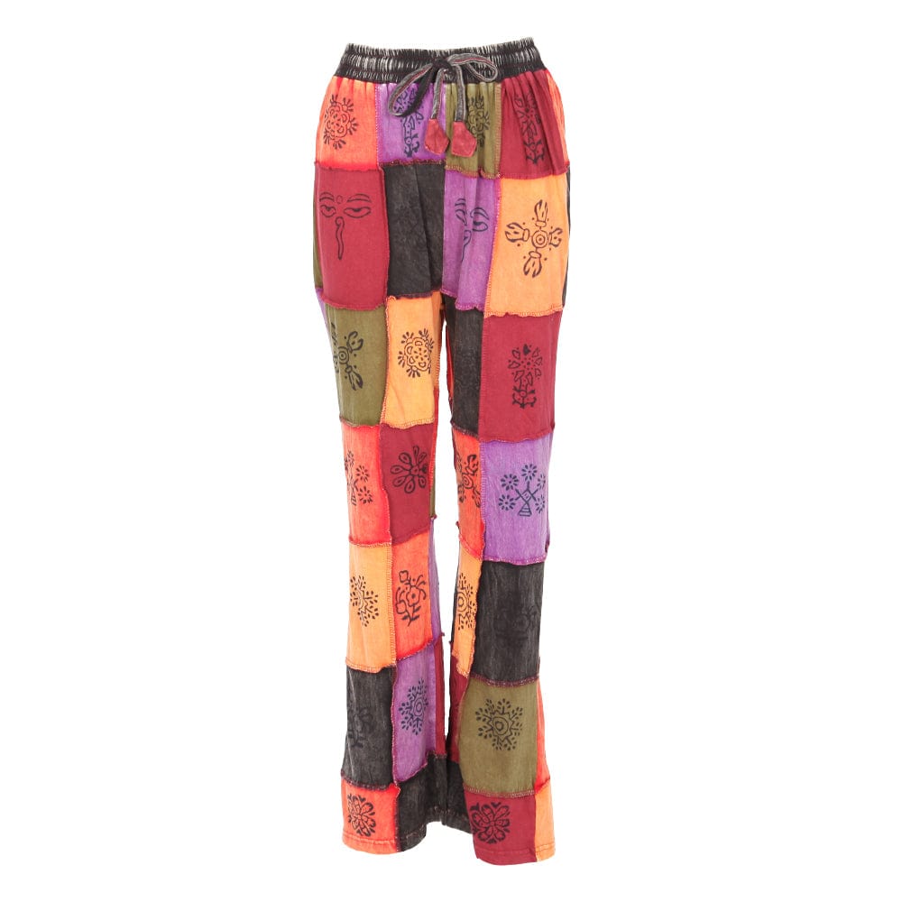 Block Print Patchwork Jersey Trousers – The Hippy Clothing Co.