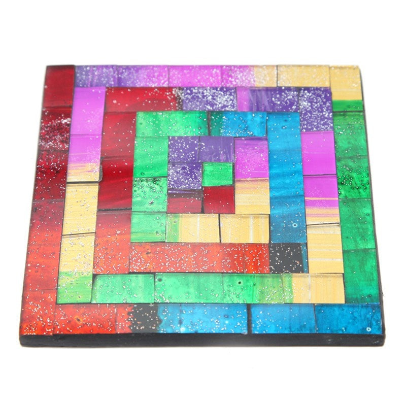 Square Mosaic Coaster Set – The Hippy Clothing Co.
