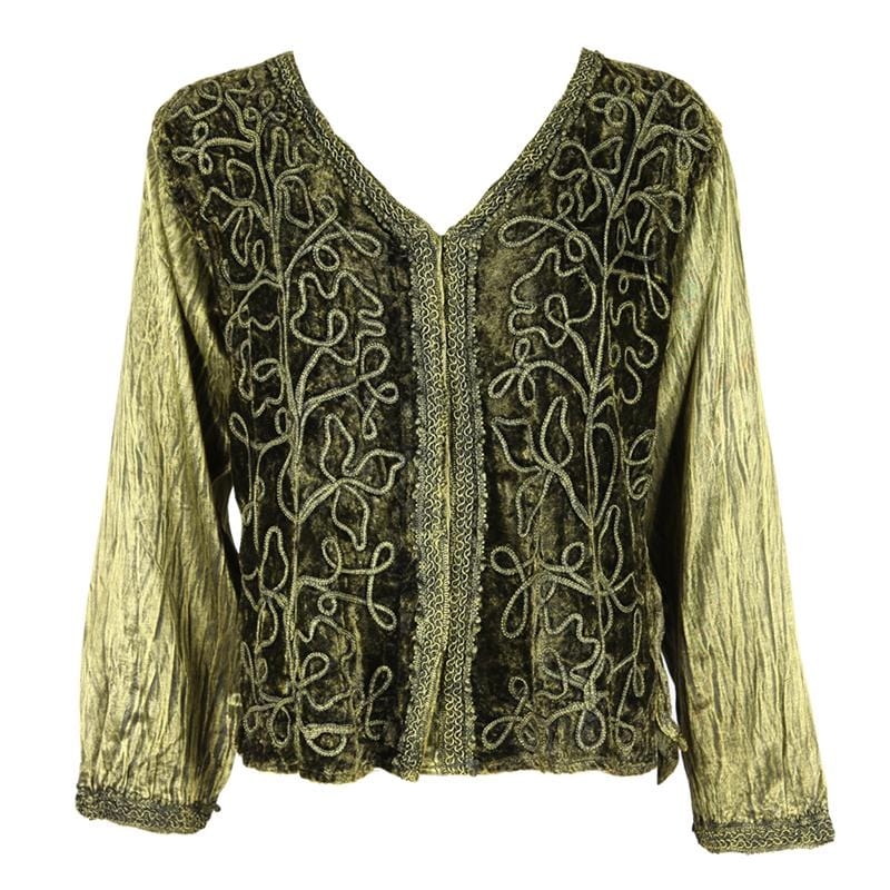 Embroidered Velvet top – The Hippy Clothing Co.