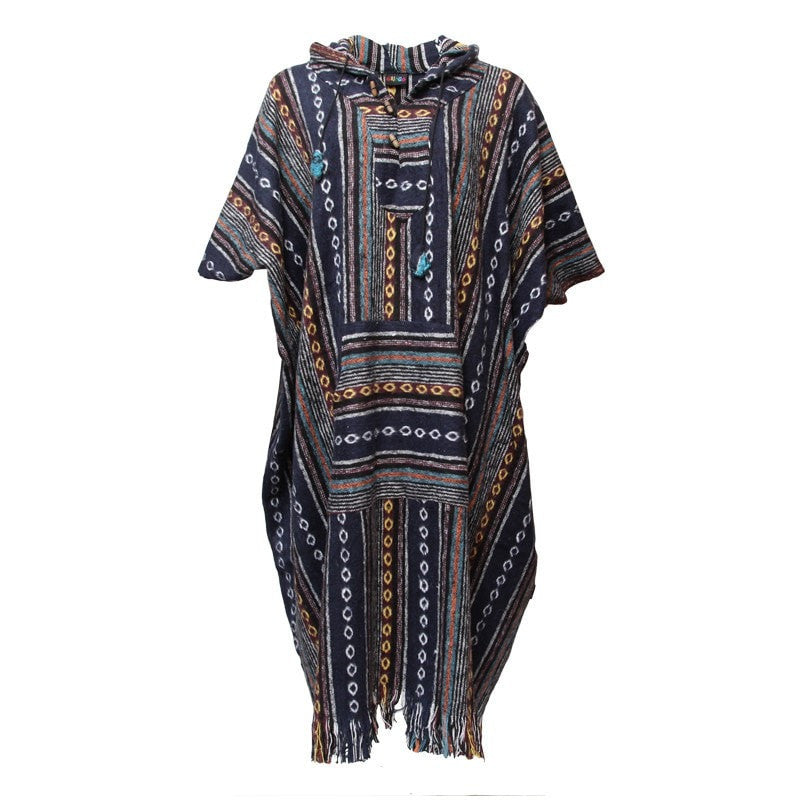 Men's Nepalese Long Poncho – The Hippy Clothing Co.