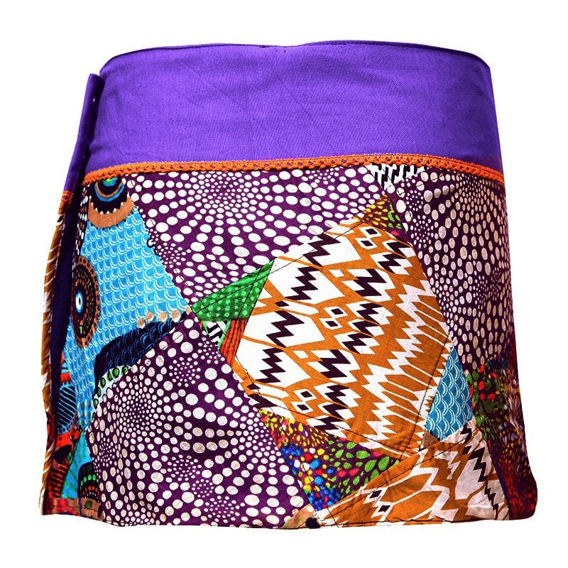 Gringo Wrap Round Mini Popper Skirt – The Hippy Clothing Co.