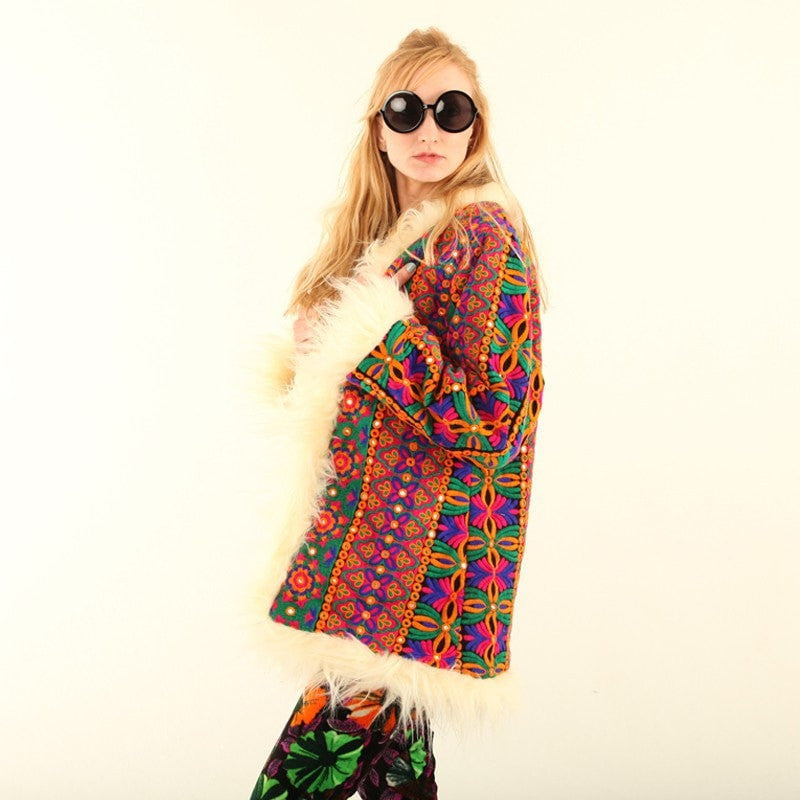 Talulah Embroidered Afghan Coat – The Hippy Clothing Co.