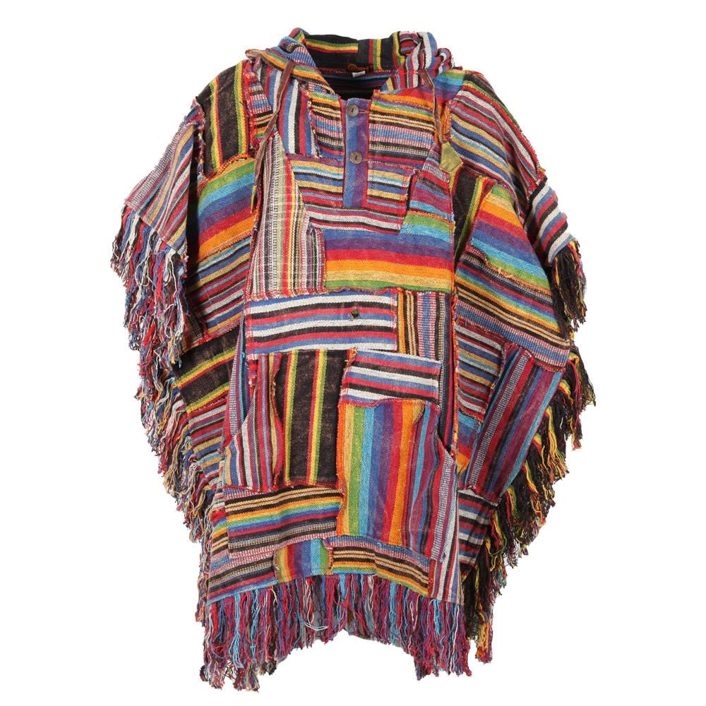 Patchwork Cotton Poncho – The Hippy Clothing Co.