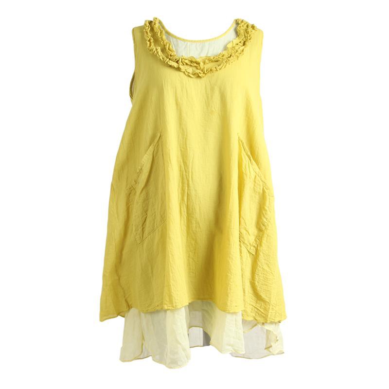 Sleeveless Layered Smock Dress – The Hippy Clothing Co.